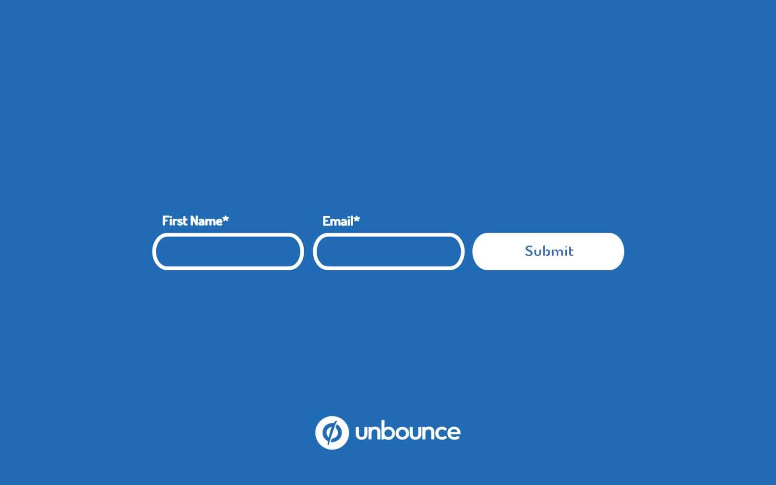 How to create horizontal form in Unbounce - Tutsflow